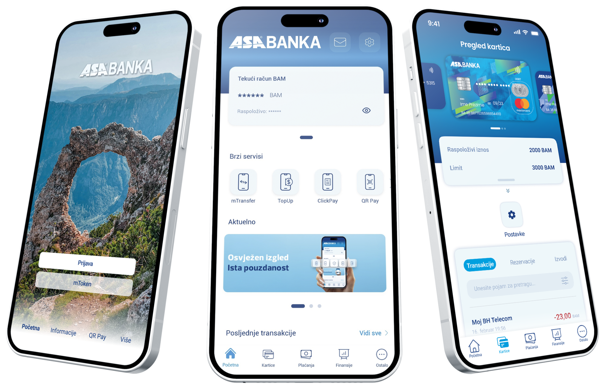 Mobilno bankarstvo - ASA Banka